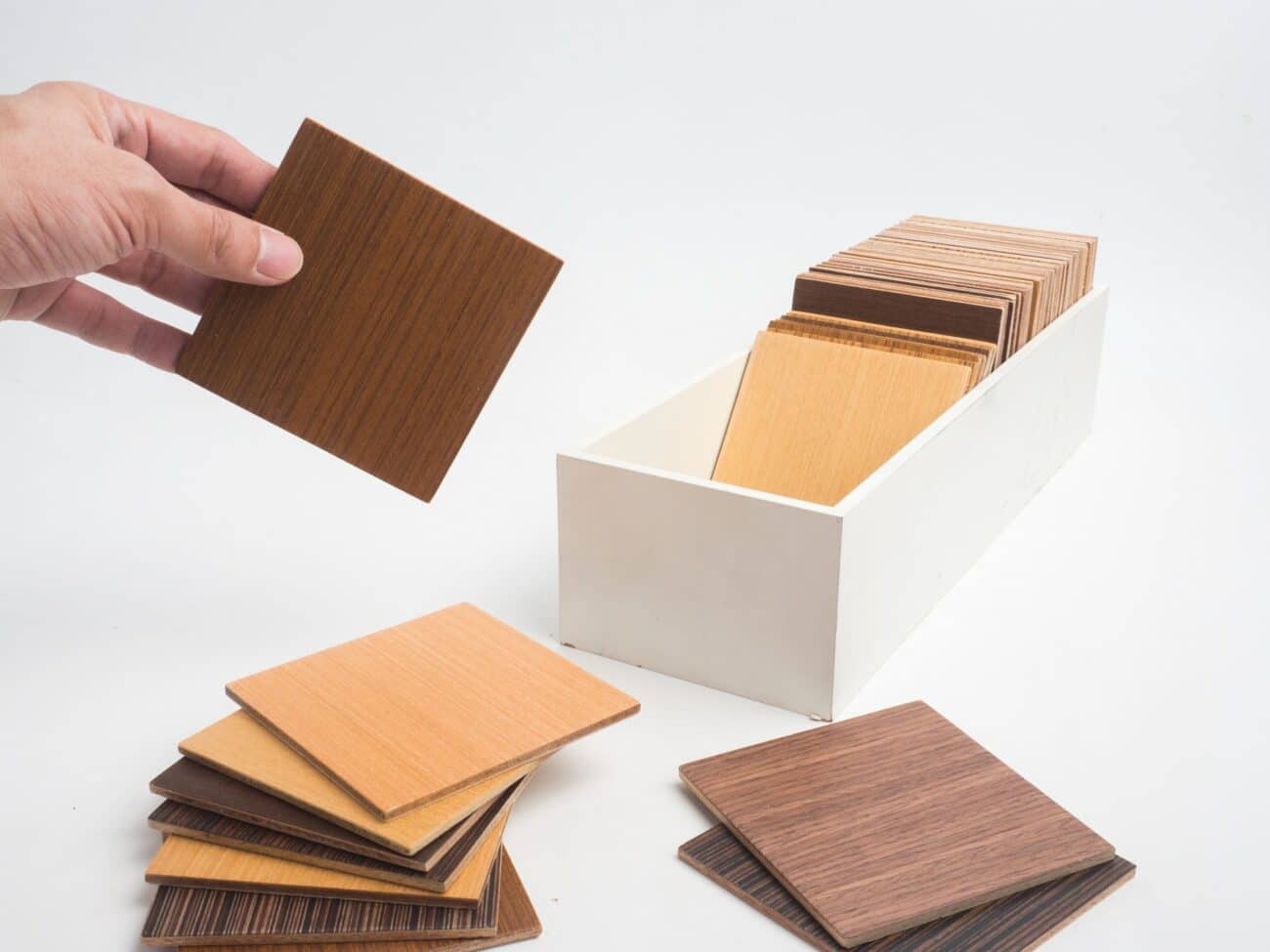 Wood veneer impregnation